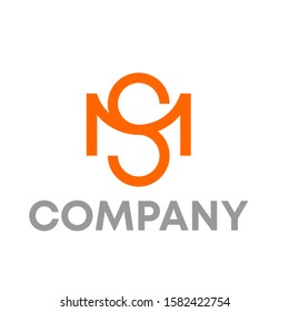 Ms Logo Icon Design Template Sign Stock Vector (Royalty Free) 1582422754