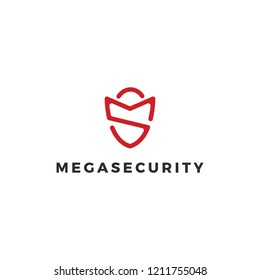 Ms Security Guard Logo Icon Safe Stock Vector (Royalty Free) 1211755048 ...
