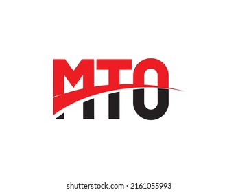Mto Letter Initial Logo Design Vector Stock Vector (Royalty Free ...