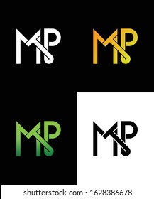 Mtp Professional Letter Logo Monogram Logo Stock Vector (Royalty Free ...