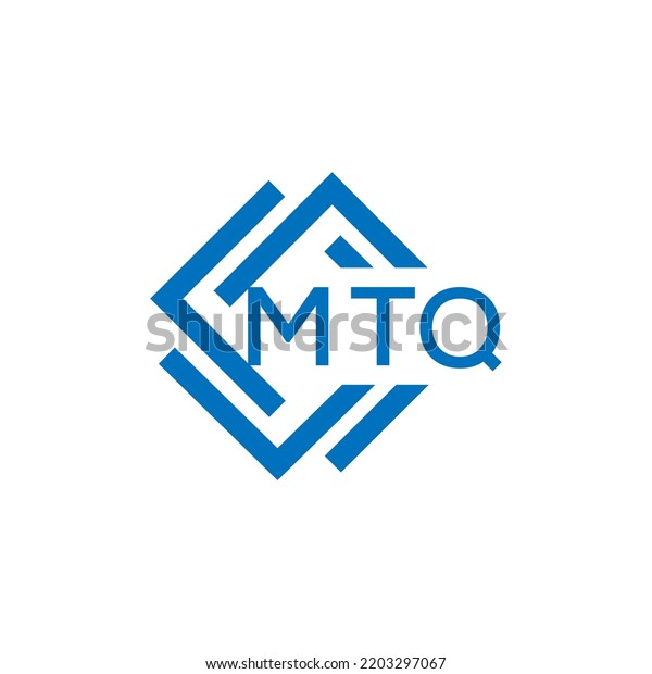 Mtq Letter Logo Design On White Stock Vector (Royalty Free) 2203297067 ...