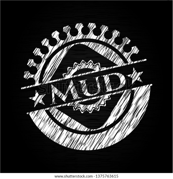 Mud Written On Blackboard Stock Vector (Royalty Free) 1375763615 ...