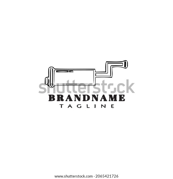 Muffler Logo Icon Design Template Modern Stock Vector (Royalty Free ...