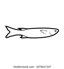 Mullet Fish Vector Icon Stock Vector (Royalty Free) 1093859534