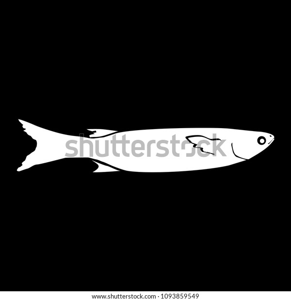 Mullet Fish Vector Icon Stock Vector (Royalty Free) 1093859549