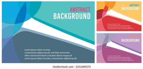 Multi Color Background Design Abstract Wallpaper Stock Vector (Royalty ...