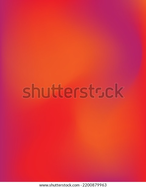 Multi Color Blurred Abstract Red Orange Stock Vector (Royalty Free ...