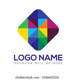 Multi Color Logo Vectro Eps File Stock Vector (Royalty Free) 1036431025