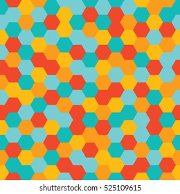 Multi Color Pentagon Background Stock Vector (Royalty Free) 525109615 ...