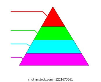 Blank Pyramid Add Your Text Stock Illustration 129110777