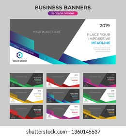 Multi Purpose Creative Banner Designs Different Stock Vector (Royalty ...