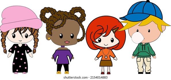 452 Chibi family Images, Stock Photos & Vectors | Shutterstock