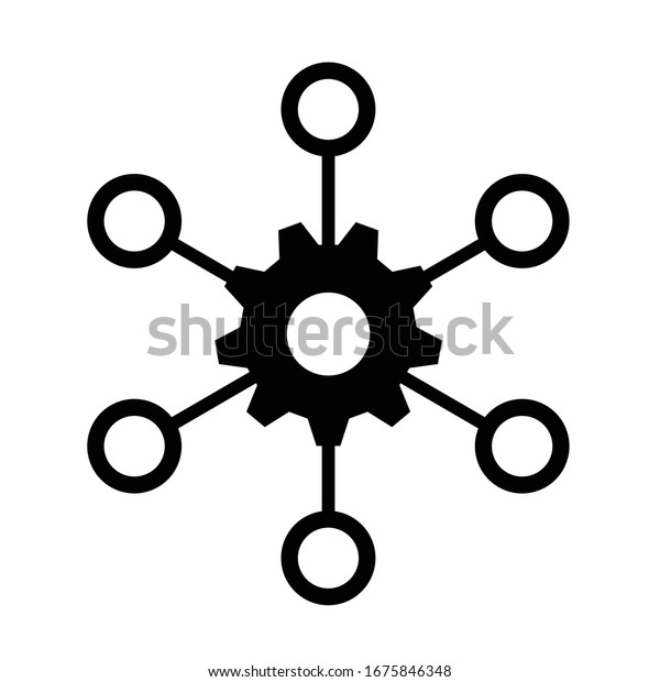 Multichannel Marketing Icon Vector Omni Channel Stock Vector (Royalty ...