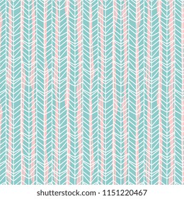 Multicolor Chevron Hand Drawn Seamless Pattern Stock Vector (Royalty ...