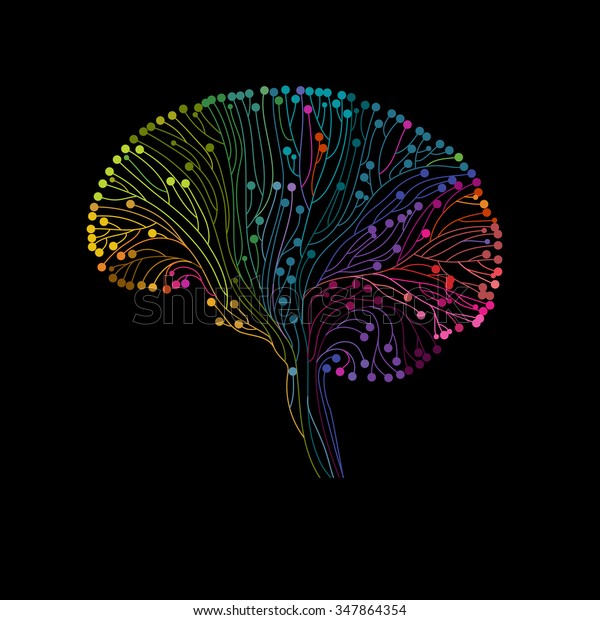 Multicolored Brain Connections Eps10 Vector Stock Vector (Royalty Free ...