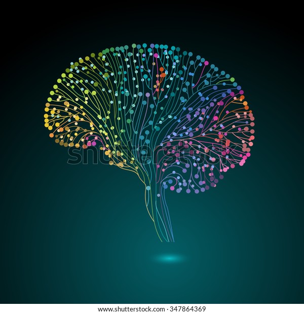 Multicolored Brain Connections Eps10 Vector Stock Vector (Royalty Free ...
