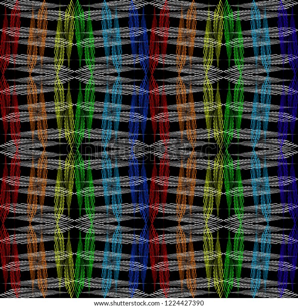 Multicolored Vector Shaded Spots On Black Stock Vector (Royalty Free ...