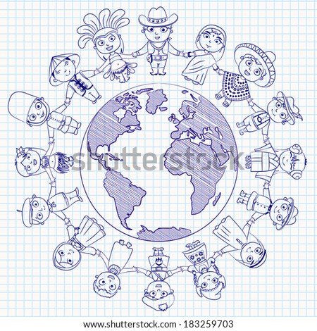 Children Around The World Clipart | Free download on ClipArtMag