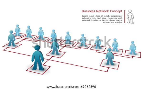 Multilevel Marketing Business Type Chart Stock Vector (Royalty Free ...