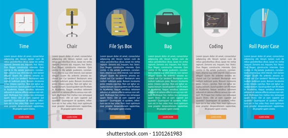Multimedia Vertical Banner Concept Stock Vector (Royalty Free ...