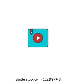 Multimedia Video Audio Play Button Stock Vector (Royalty Free ...