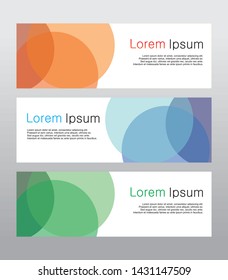 Multiple Banner Design Commercial Use Stock Vector (Royalty Free ...