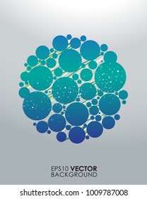 Multiple Circle Design Vector Background Eps Stock Vector (Royalty Free ...