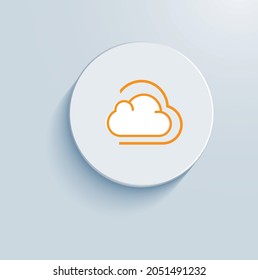 Multiple Cloud Storage Manager Icon Stock Vector (Royalty Free ...