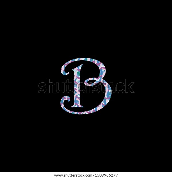 Multiple Color Abstract Letter B Logo Stock Vector (Royalty Free ...