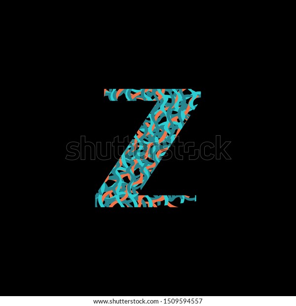 Multiple Color Abstract Letter Z Logo Stock Vector (Royalty Free ...