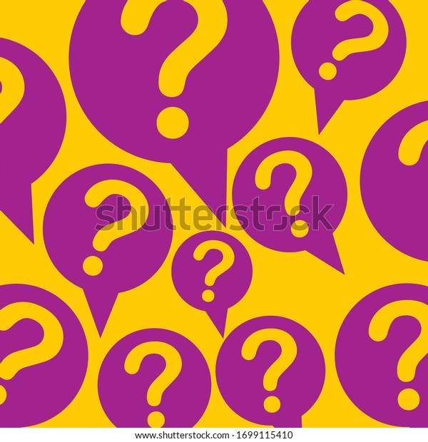 Multiple Question Marks On Colorful Background Stock Vector (Royalty ...
