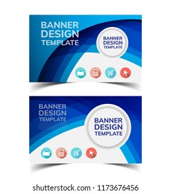 Multipurpose Layout Design Banner Template Background Stock Vector ...