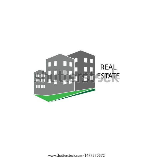 Multistorey Building Logos Symbols Stock Vector (Royalty Free ...
