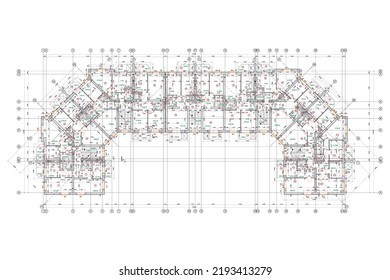 Multistory Building Floor Plan Layout Vector Stock Vector (Royalty Free ...