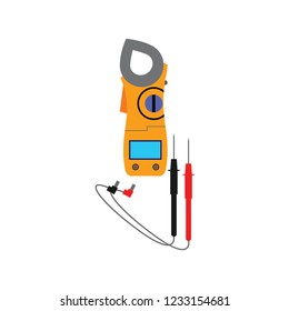 Multitester Icon Clamp Ampere Meter Stock Vector (Royalty Free) 1233154681