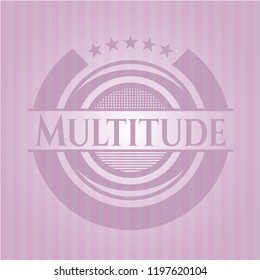 Multitude Pink Emblem Retro Stock Vector (Royalty Free) 1197620104 ...
