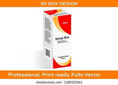 Multivitamin 20 Ml Syrup Box Packaging Stock Vector (Royalty Free ...