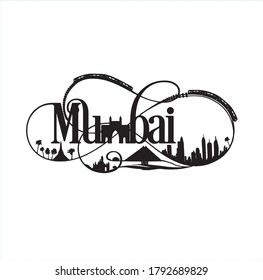 521 Mumbai typography Images, Stock Photos & Vectors | Shutterstock