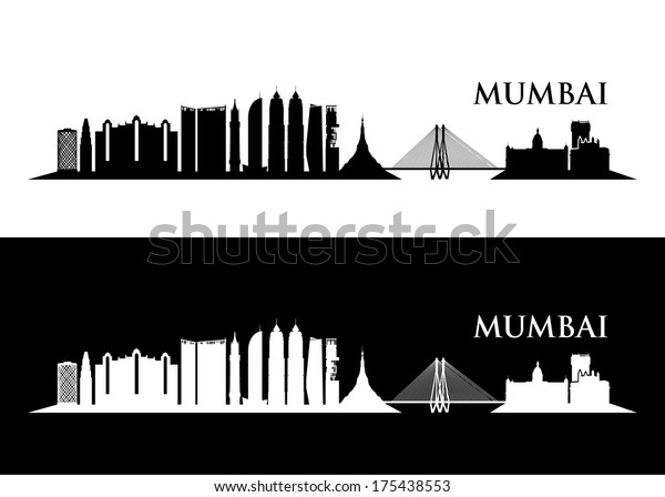 Mumbai Skyline Vector Illustration Stock Vector (Royalty Free ...