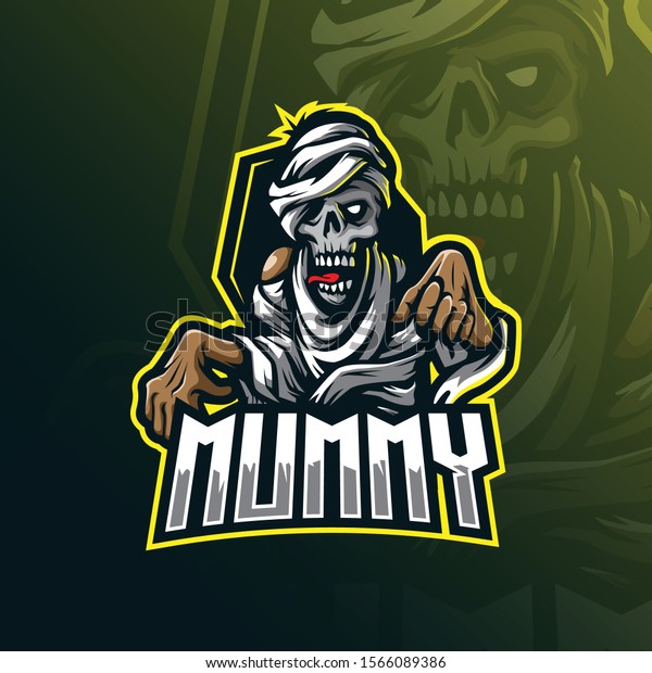 Drawing & Illustration Mummy Esport Logo Art & Collectibles Digital ...