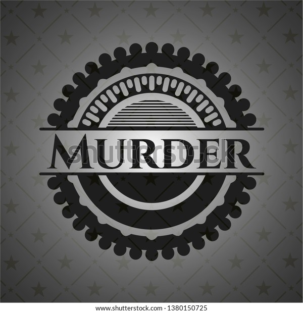 Murder Black Emblem Stock Vector (Royalty Free) 1380150725 | Shutterstock