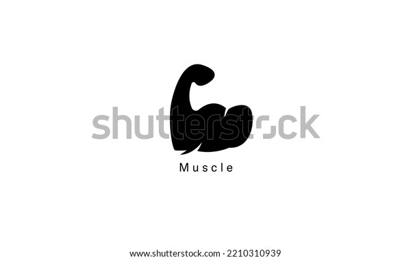 Muscle Body Vector Logo Design Stock Vector (Royalty Free) 2210310939 ...