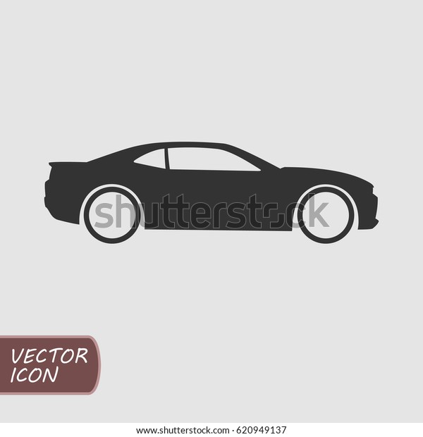Muscle Car Vector Icon Stock Vector (Royalty Free) 620949137