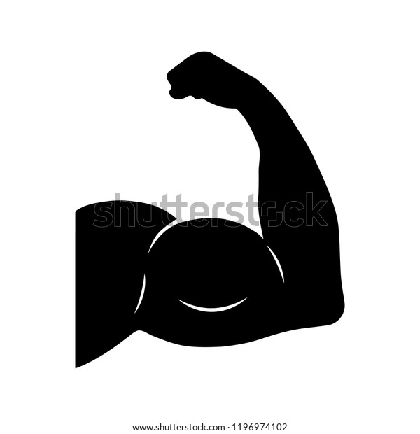 Muscle Icon Vector Concept Illustration Design Stock Vector (Royalty ...