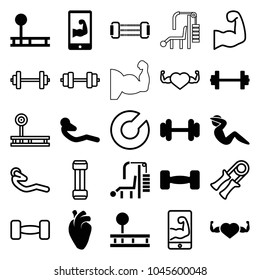 Muscle Icons Set 25 Editable Filled: เวกเตอร์สต็อก (ปลอดค่าลิขสิทธิ์ ...