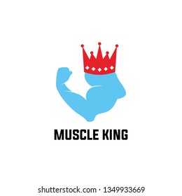 Muscle Logo Design Stock Vector (Royalty Free) 1349933669 | Shutterstock
