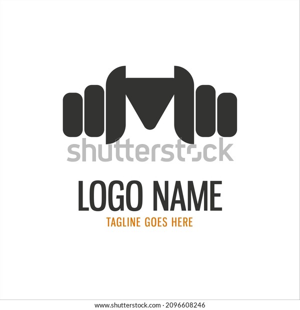 Muscle Logo Letter M Templete Vektor 库存矢量图（免版税）2096608246 | Shutterstock