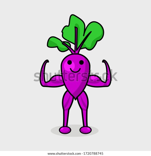 Muscle Sweet Potato Vector Sweet Potatoes Stock Vector (Royalty Free ...