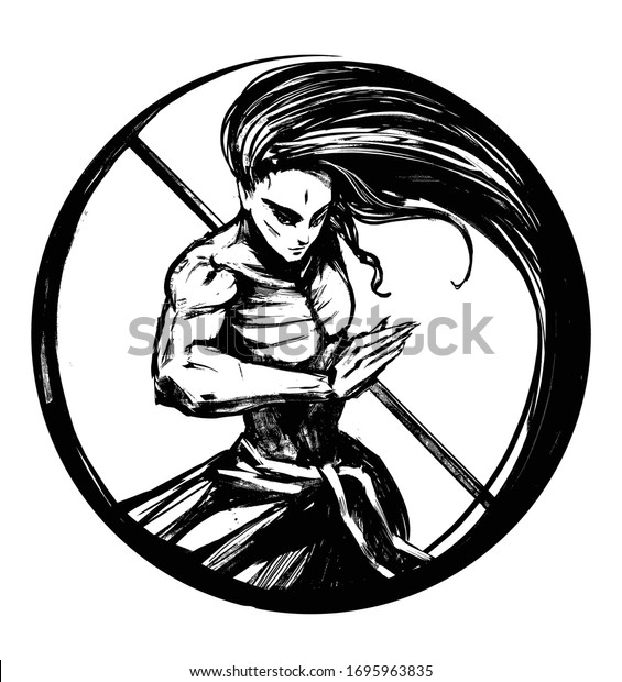 Muscular Young Guy Drawn Style Anime Stock Vector (Royalty Free ...