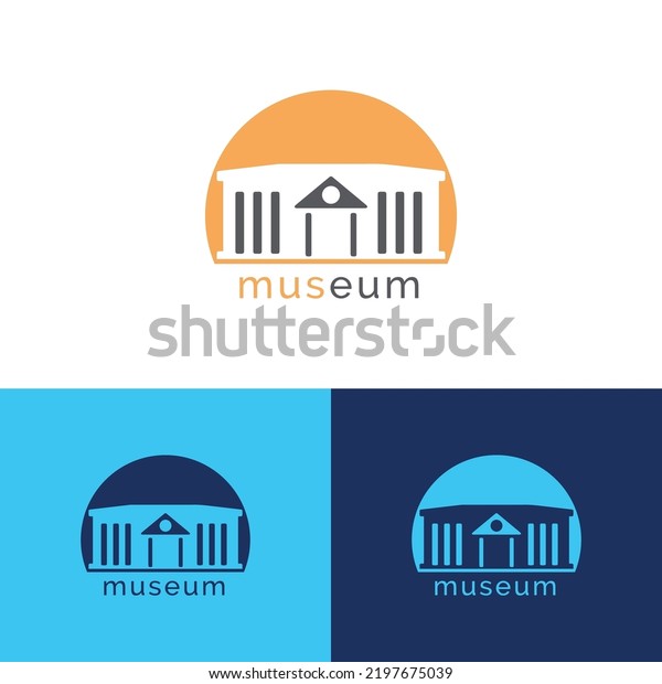 Museum Logo Design Vector Templet Stock Vector (Royalty Free ...